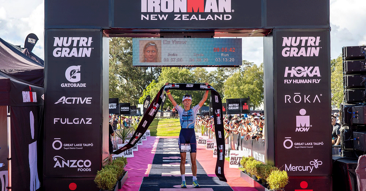 Gritty Visser digs ‘so deep’ to win Ironman NZ on debut as Kiwis Berry ...